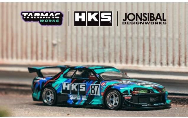 1/64 Tarmac Nissan Skyline (R32) - multi color Tom's Modelautos